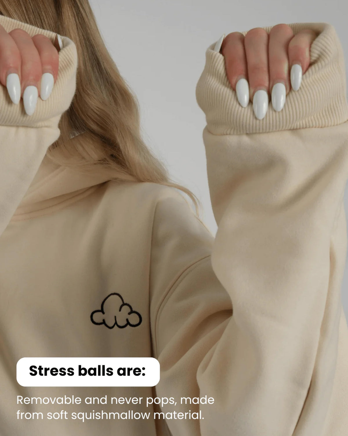 Cloud Hoodie | Heavyweight Comfort Hoodie with Built-In Stress Balls ...