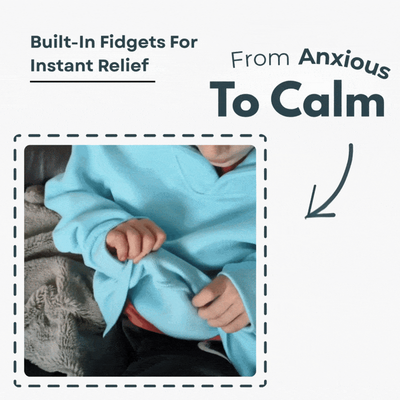 Parent & Child Calming Hoodie Set – Anxiety & Sensory Relief – Cloud Nine
