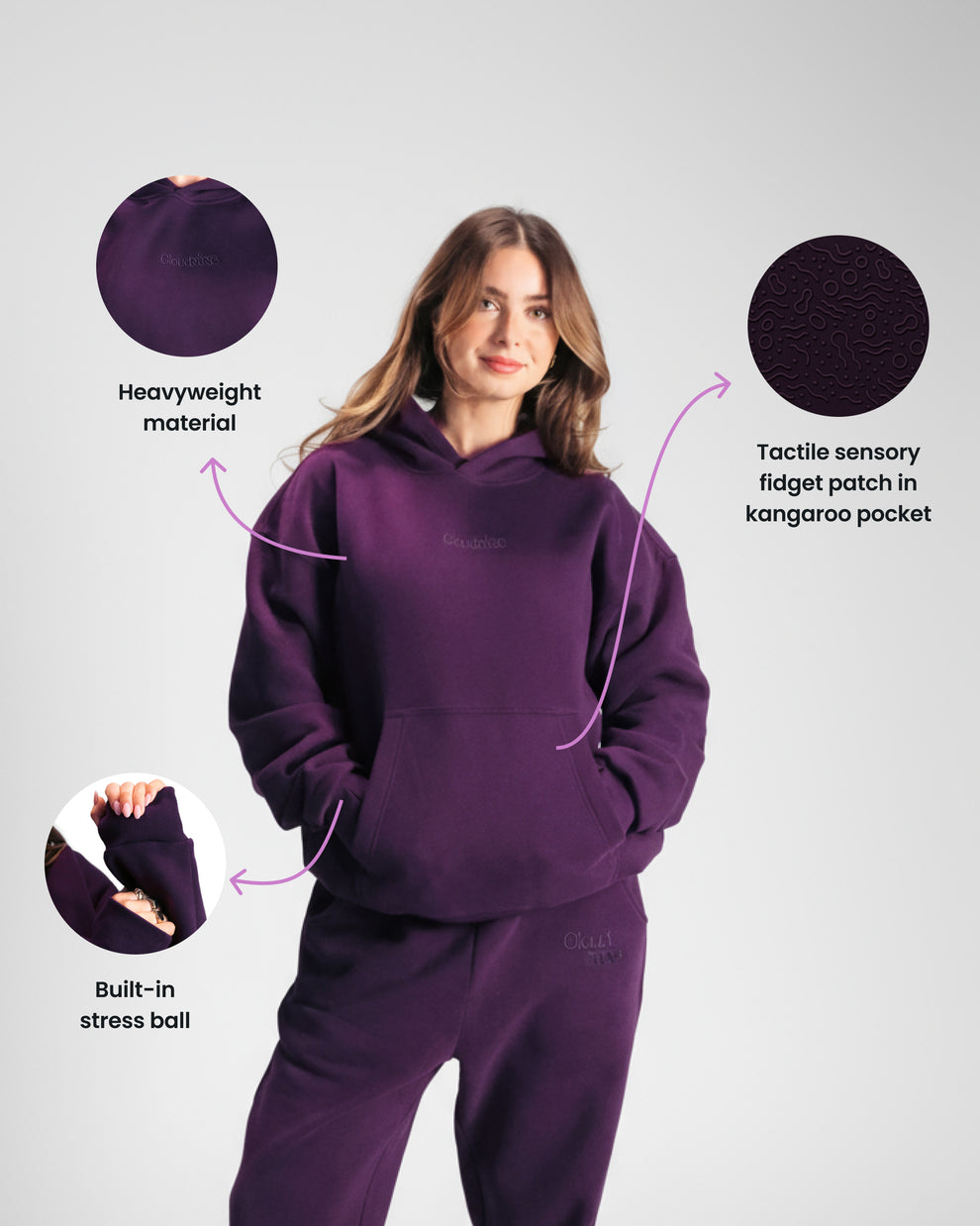 Best Grounding Hoodie | Weighted Comfort for Stress Relief & ADHD ...